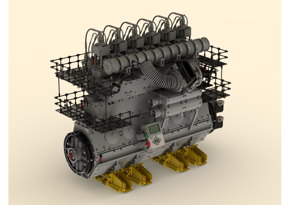 LEGO MOC 2-Stroke Marine Diesel Engine (Mindstorms Version) by legolaus ...