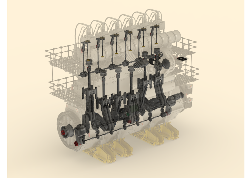 LEGO MOC 2-Stroke Marine Diesel Engine (Mindstorms Version) by legolaus ...