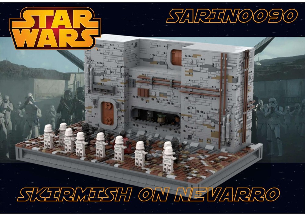 LEGO MOC SW - Skirmish on Nevarro by Sarinoo90 | Rebrickable - Build ...