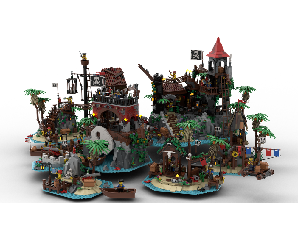 Lego Moc Pirates Remake Bundle 6 In 1 By Legatoflegion Rebrickable