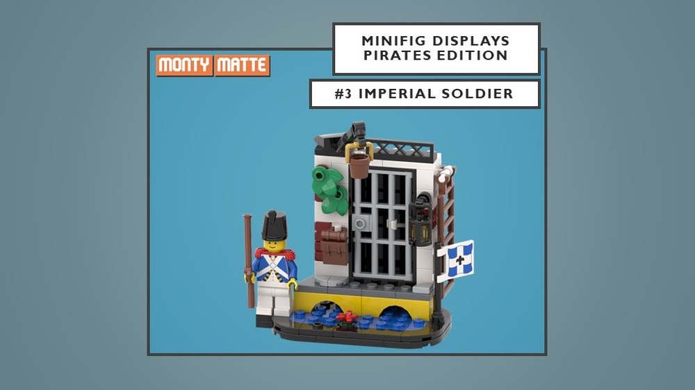 LEGO MOC Minifig Display: Pirates Edition (#2 Imperial Soldier) by ...