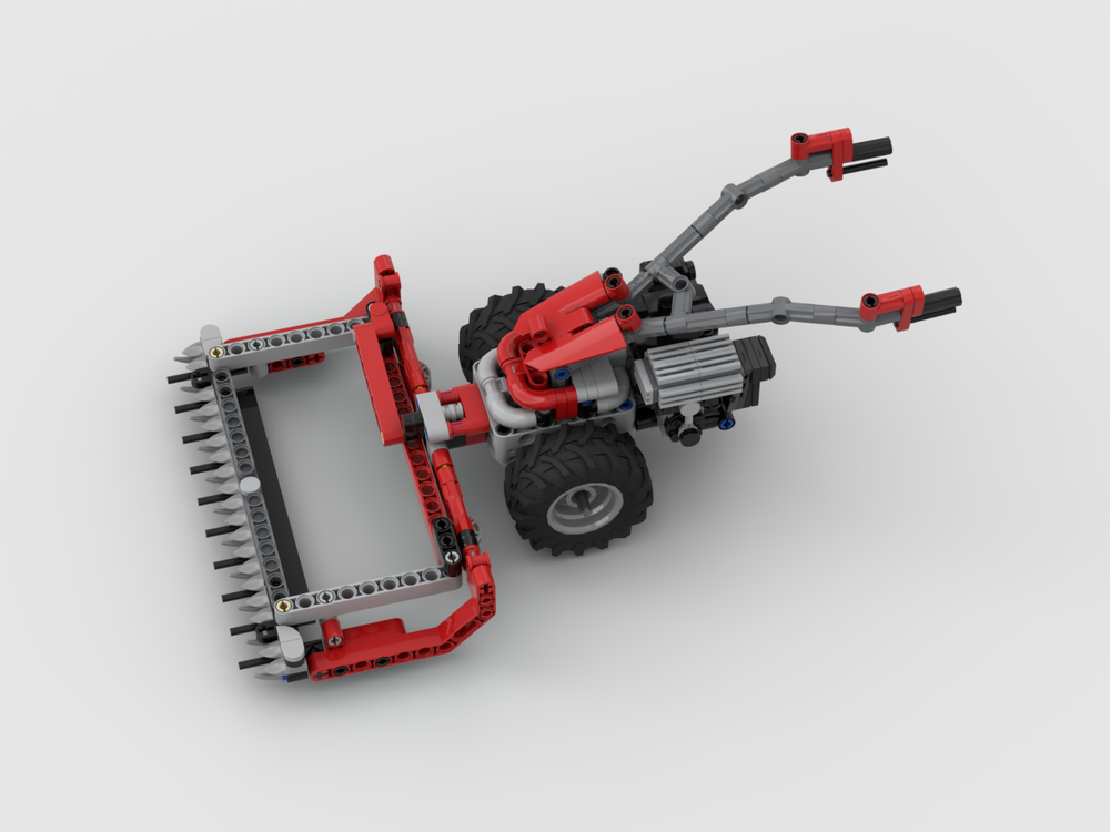 LEGO MOC Broad Gauge Mower for Single-Axle Tractor (21 Studs Wide) by ...