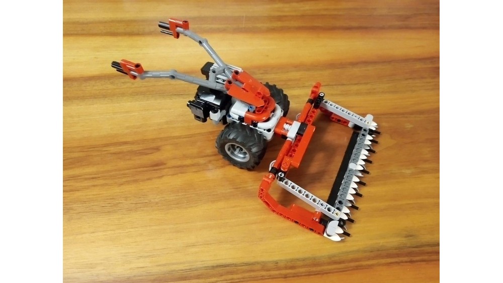 LEGO MOC Broad Gauge Mower for Single-Axle Tractor (21 Studs Wide) by ...