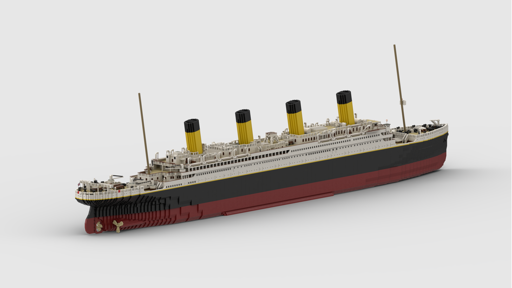 LEGO MOC RMS Titanic by TheLegoless | Rebrickable - Build with LEGO