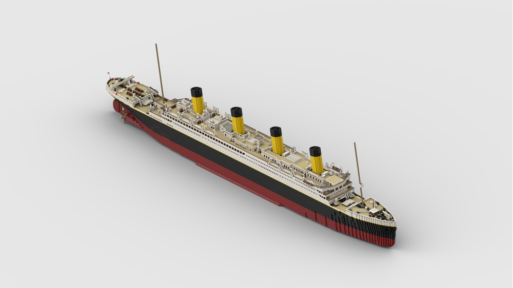 LEGO MOC RMS Titanic by TheLegoless | Rebrickable - Build with LEGO