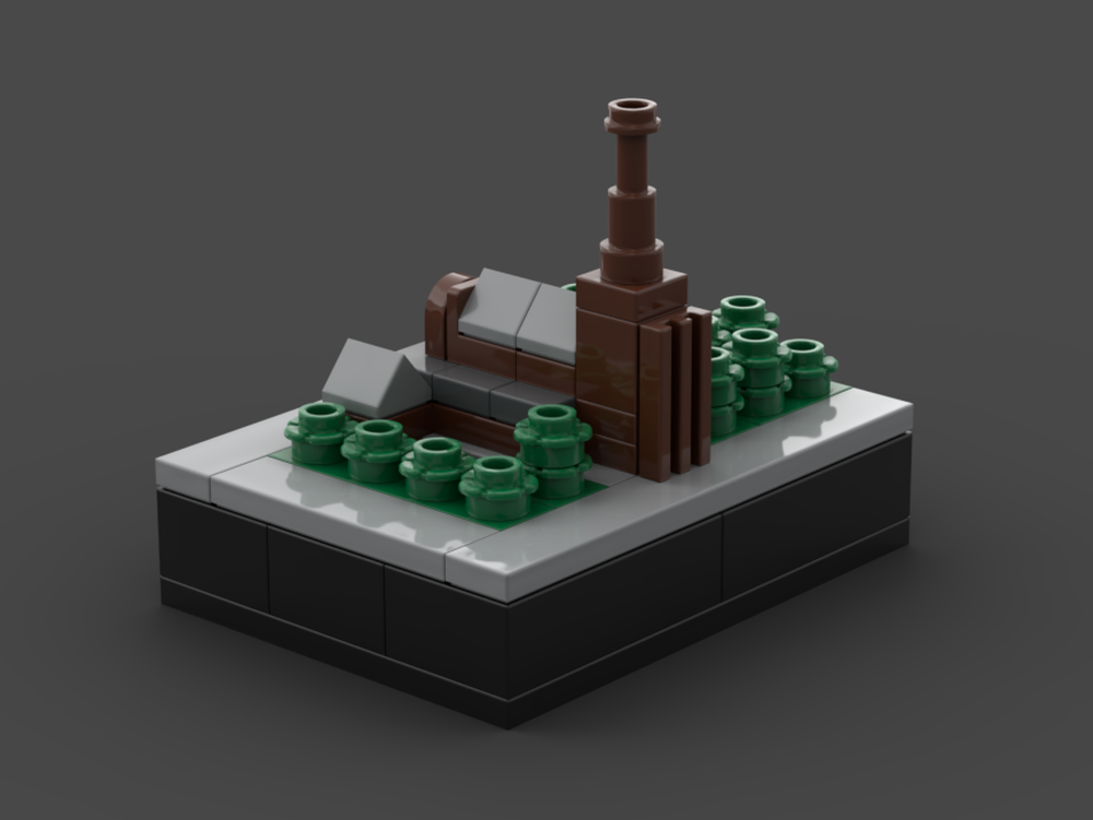 LEGO MOC Trinity Church - NYC by Taters | Rebrickable - Build with LEGO