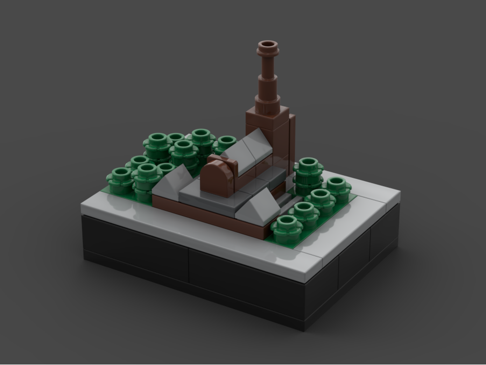 LEGO MOC Trinity Church - NYC by Taters | Rebrickable - Build with LEGO