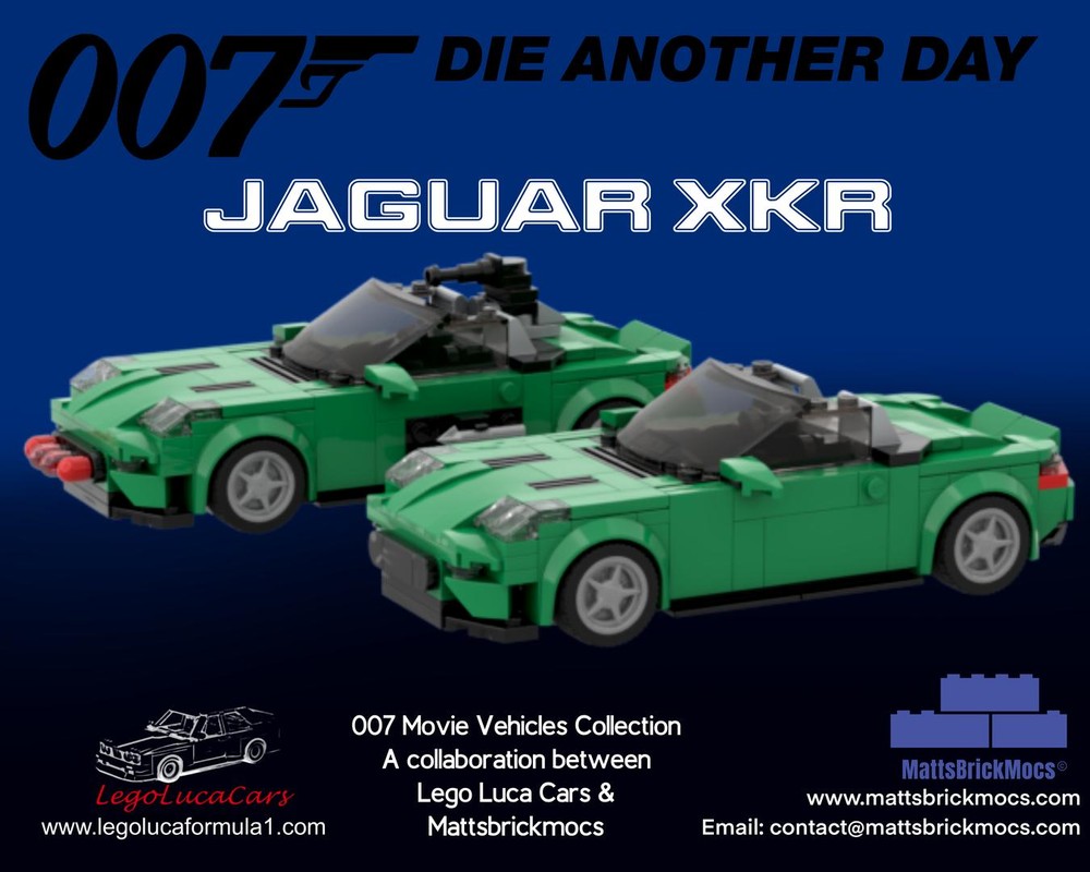 LEGO MOC 007 Movie Jaguar XKR from Die Another Day by Mattsbrickmocs ...