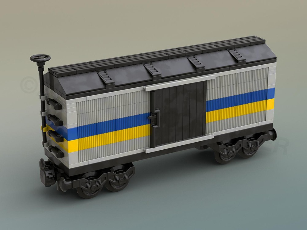 LEGO MOC Boxcar (24L) by jamisonwieser | Rebrickable - Build with LEGO