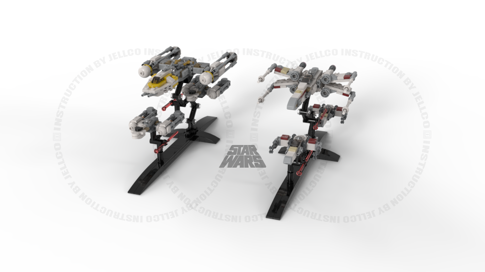 LEGO MOC Micro & ultramicro T65b & BTL-A4 starfighters : Updated ...