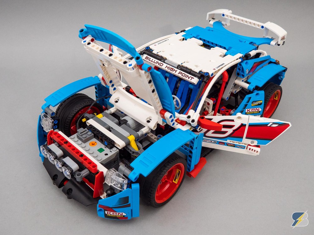 LEGO MOC Technic 42077 Rally Car 2WD remote control mod by RacingBrick ...