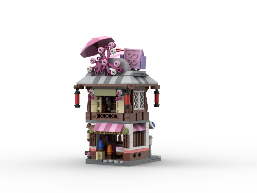 Lego Moc Mini Kimono Sakura Shop By Tponthieux Rebrickable Build