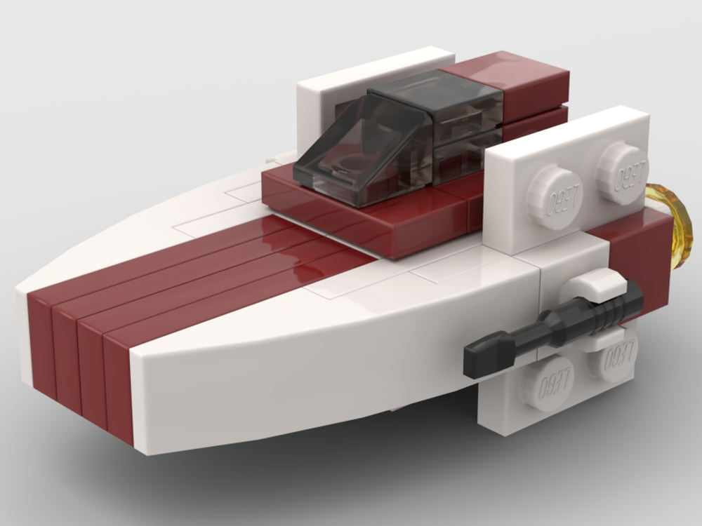 LEGO MOC A-Wing Interceptor by builditmac | Rebrickable - Build with LEGO