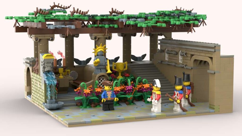 LEGO MOC The negotiation in the garden by Sir_Dos | Rebrickable - Build ...