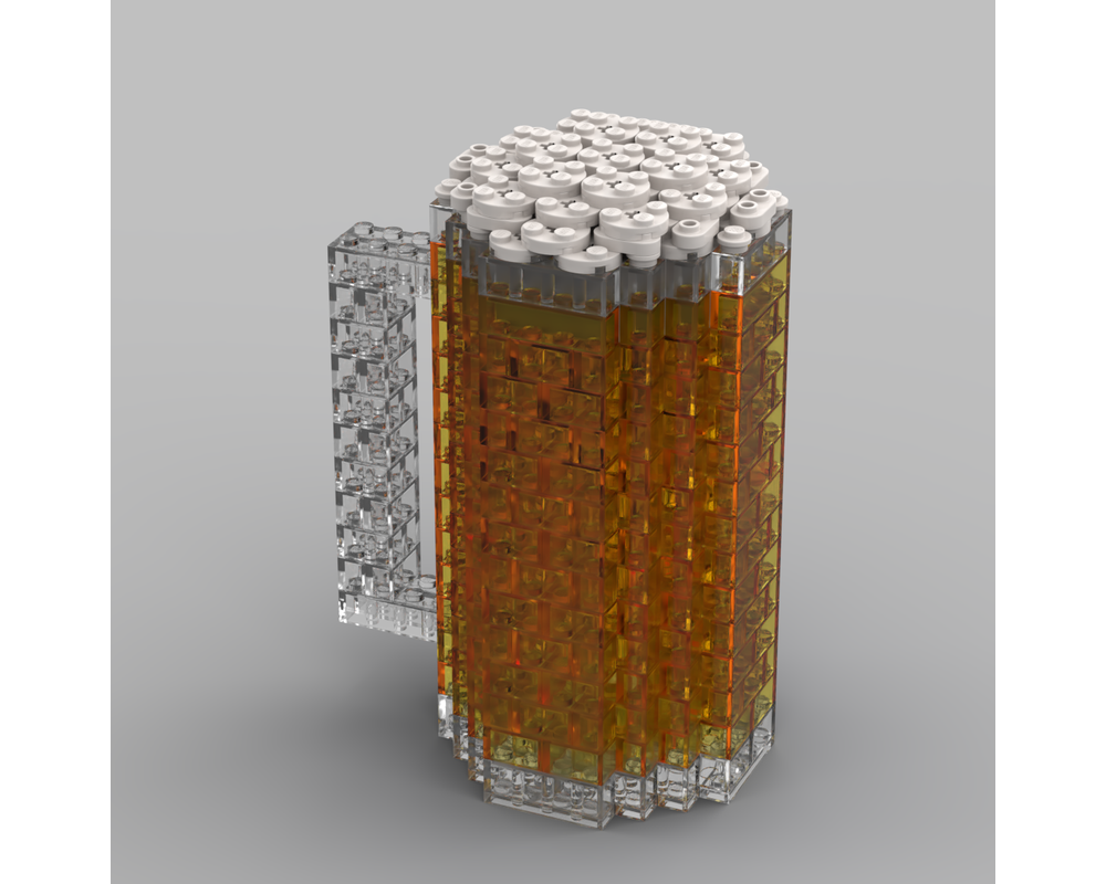 LEGO MOC Beer Mug by birdbrickbuilds | Rebrickable - Build with LEGO