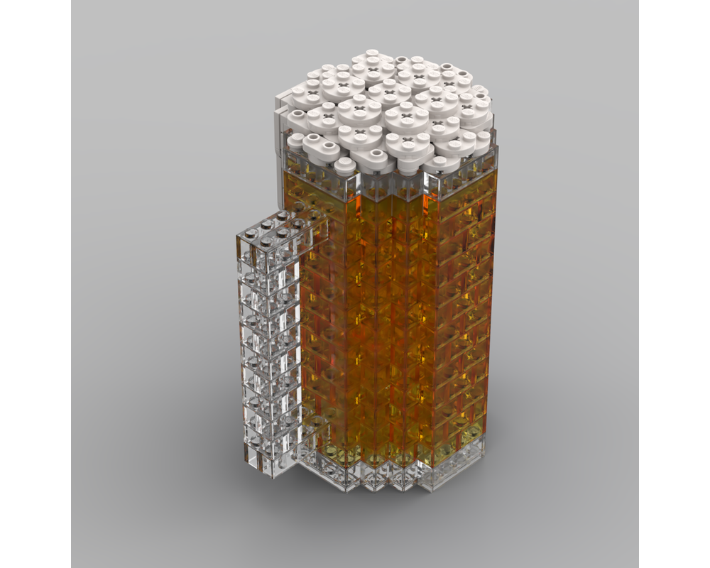 LEGO MOC Beer Mug by birdbrickbuilds | Rebrickable - Build with LEGO