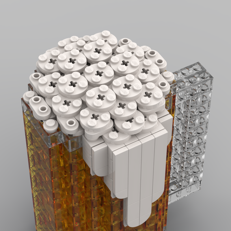 LEGO MOC Beer Mug by birdbrickbuilds | Rebrickable - Build with LEGO