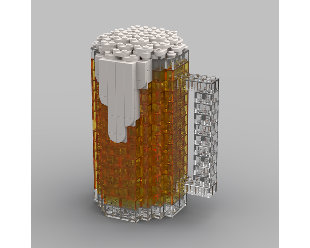 LEGO MOC Beer Mug by birdbrickbuilds | Rebrickable - Build with LEGO