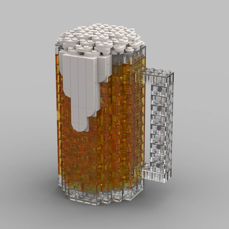 LEGO MOC Beer Mug by birdbrickbuilds | Rebrickable - Build with LEGO