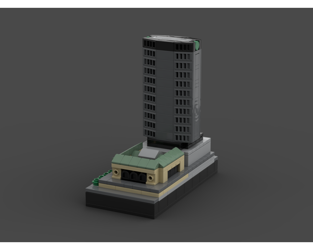 Lego Moc Grand Central Terminal Metlife Building Nyc By Taters