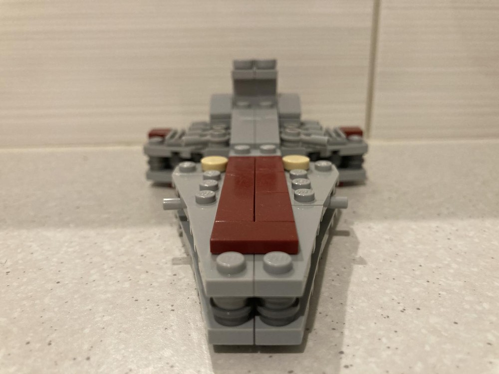 Lego Moc Micro Venator Class Republic Attack Cruiser By Countdodo