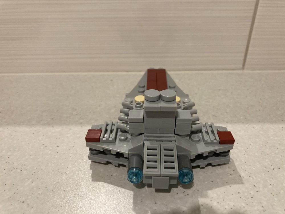 Lego Moc Micro Venator Class Republic Attack Cruiser By Countdodo