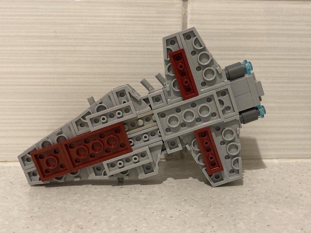 Lego Moc Micro Venator Class Republic Attack Cruiser By Countdodo