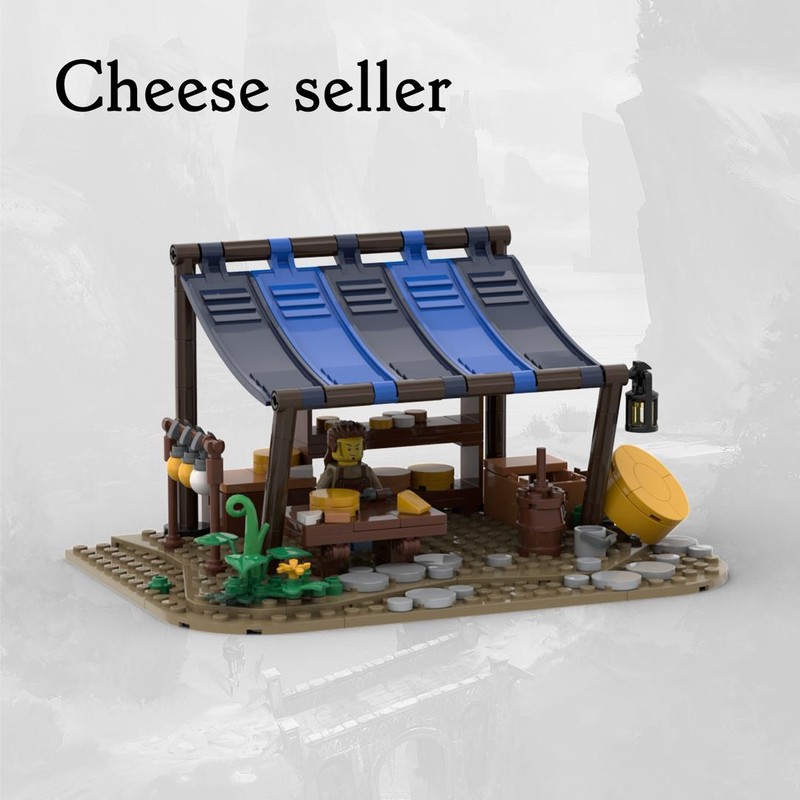 LEGO MOC Cheese seller by peter.keith | Rebrickable - Build with LEGO