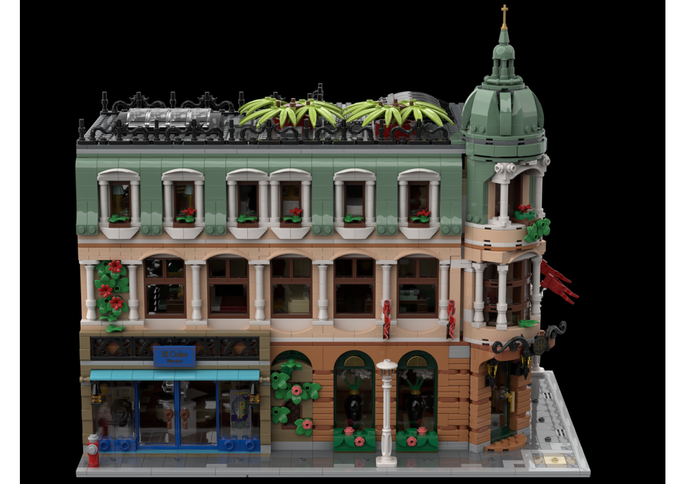 LEGO MOC-137411 Grand Corner Boutique Hotel by dibrick | Rebrickable ...