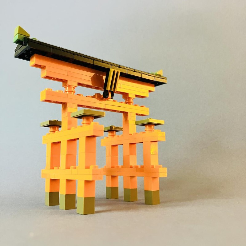 LEGO MOC Itsukushima Shinto Shrine 厳島神社 by TheLegoGuy31 | Rebrickable ...