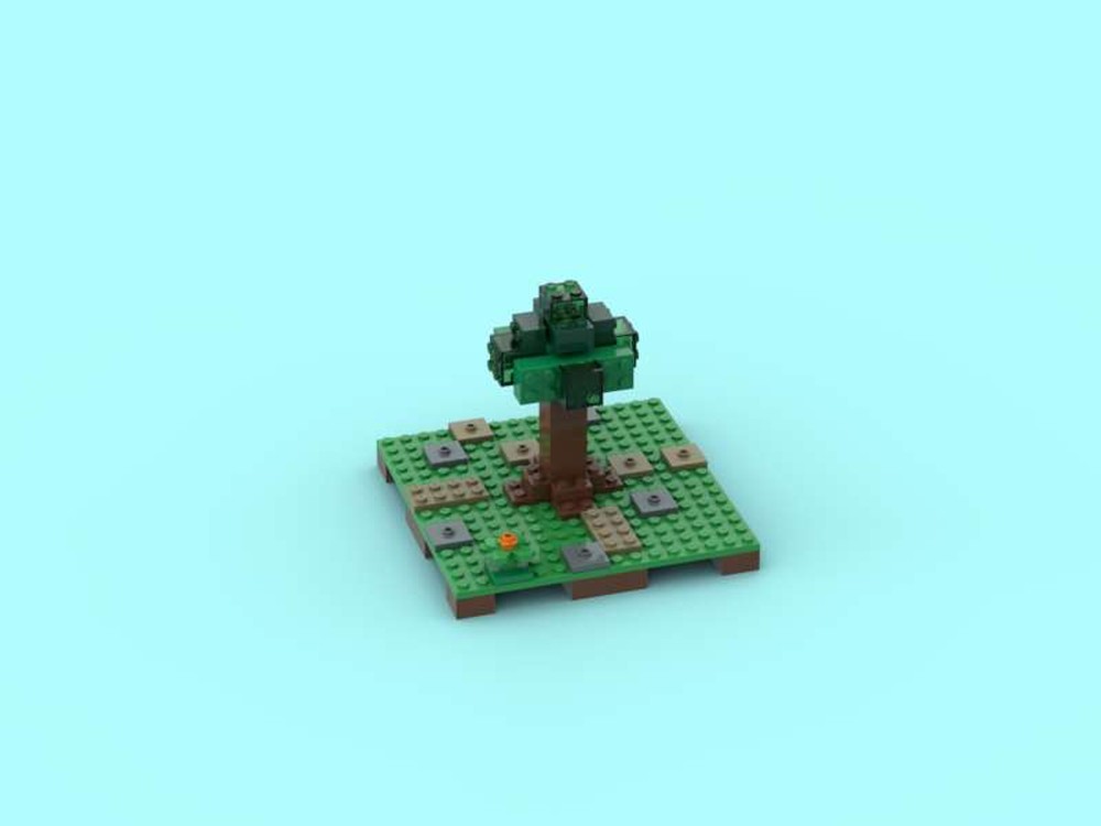 LEGO MOC Tree Meeting Spot--Modular Village Part 3 (Challenge 2) by ...