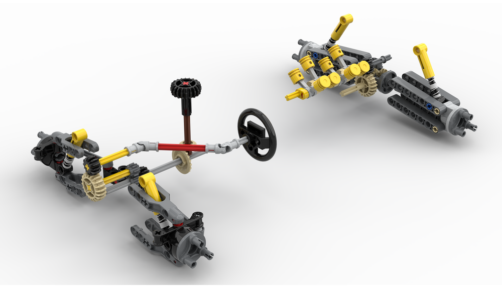 Lego Moc Ferrari 488 Gte 42125 Mod By Lego Technic World