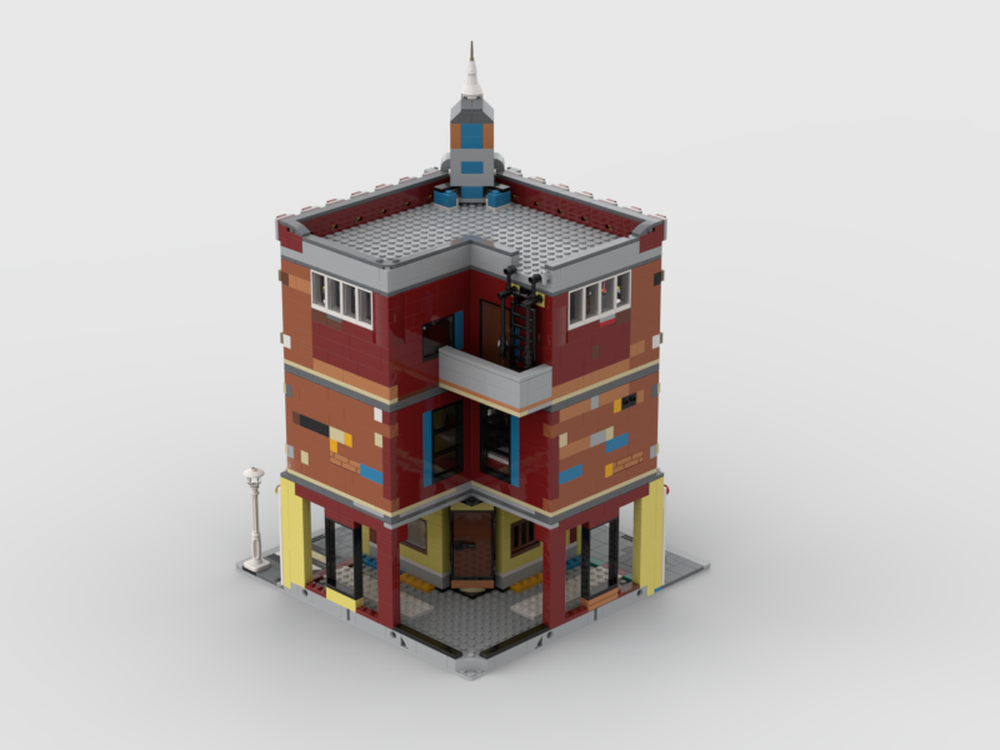 Lego Moc Burger Junction With Drive Thru Lego 10312 Jazz Club