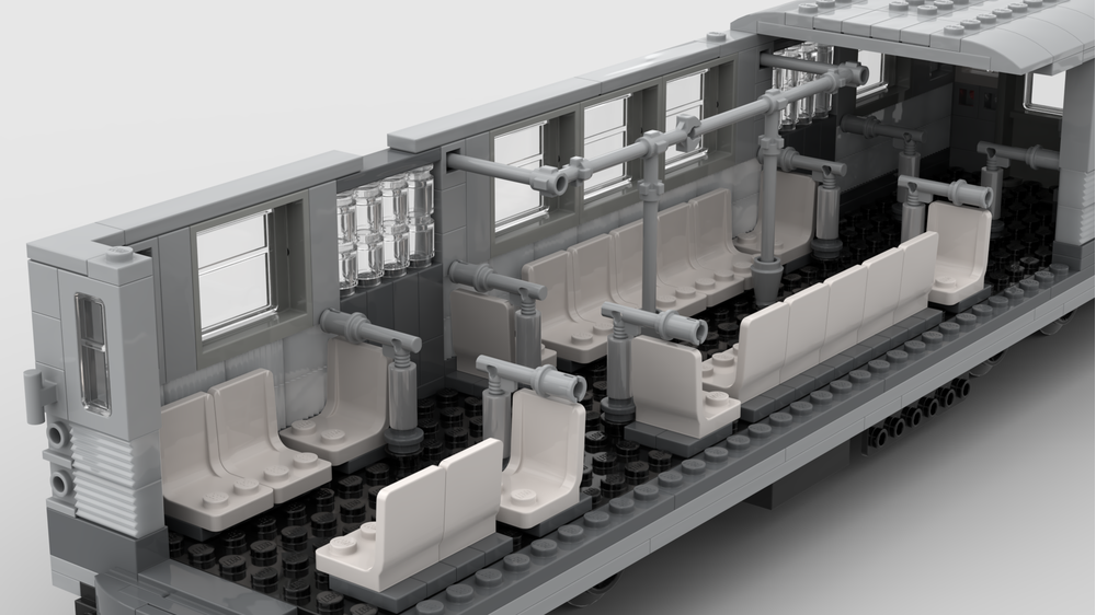 Lego Moc Nyc Subway Car By Bigjudge Rebrickable Build With Lego