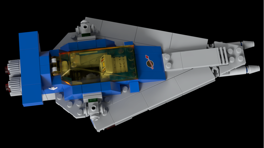 Lego Moc Classic Space Patroller V2 And Moon Rover Buggy By Watsonlego