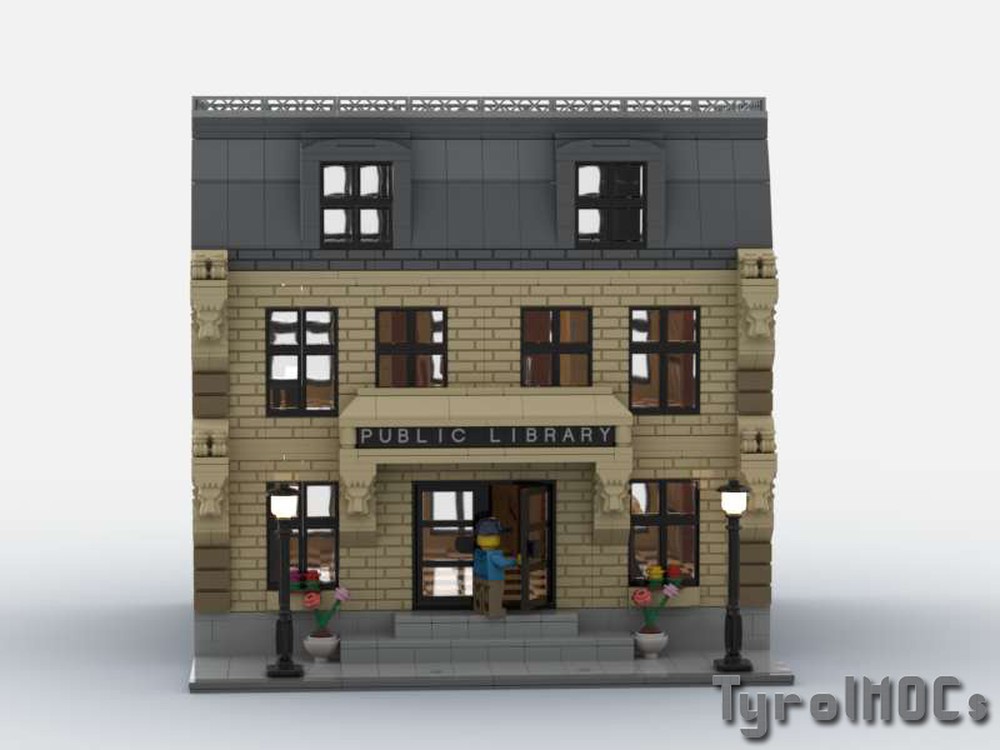 LEGO MOC Modular Library by TyrolMOCs | Rebrickable - Build with LEGO