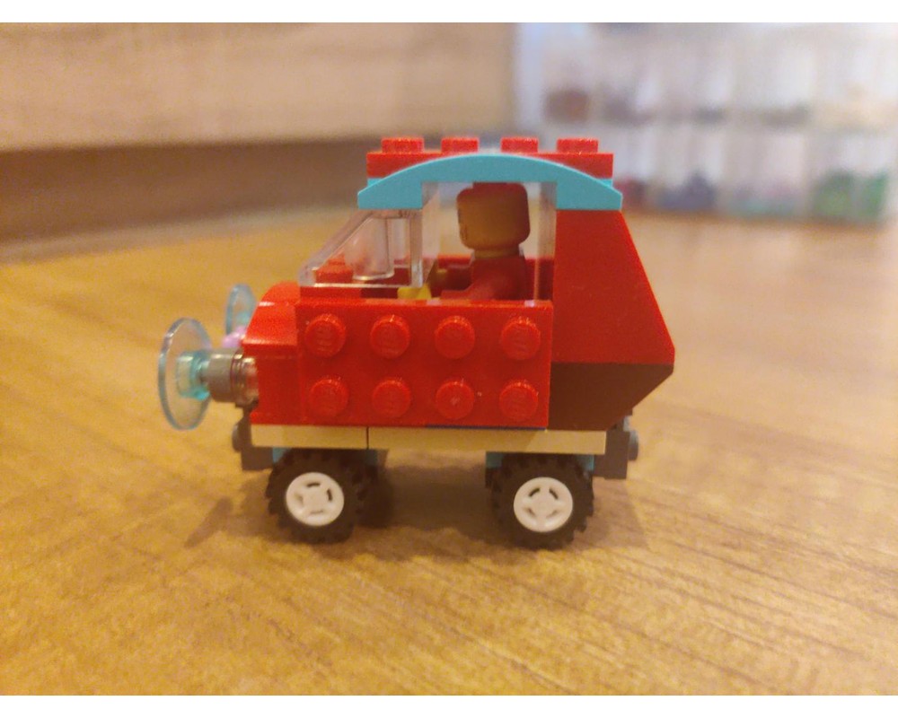 Lego Moc 11018 Red Antique Car By Lookhin Rebrickable Build With Lego