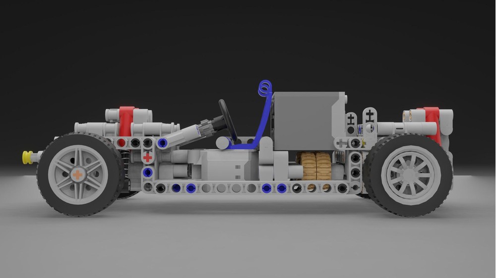 Lego Moc Simple 15 Blocks Wide Chassis With Full Suspension By Mz1