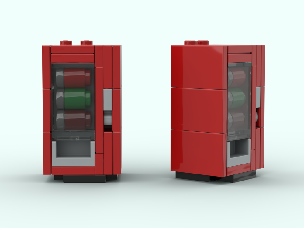 LEGO MOC Vintage Soda Machine by j03_h3rb | Rebrickable - Build with LEGO