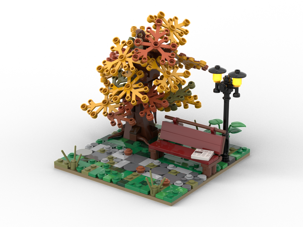 LEGO MOC Autumn Park by legoprofi | Rebrickable - Build with LEGO