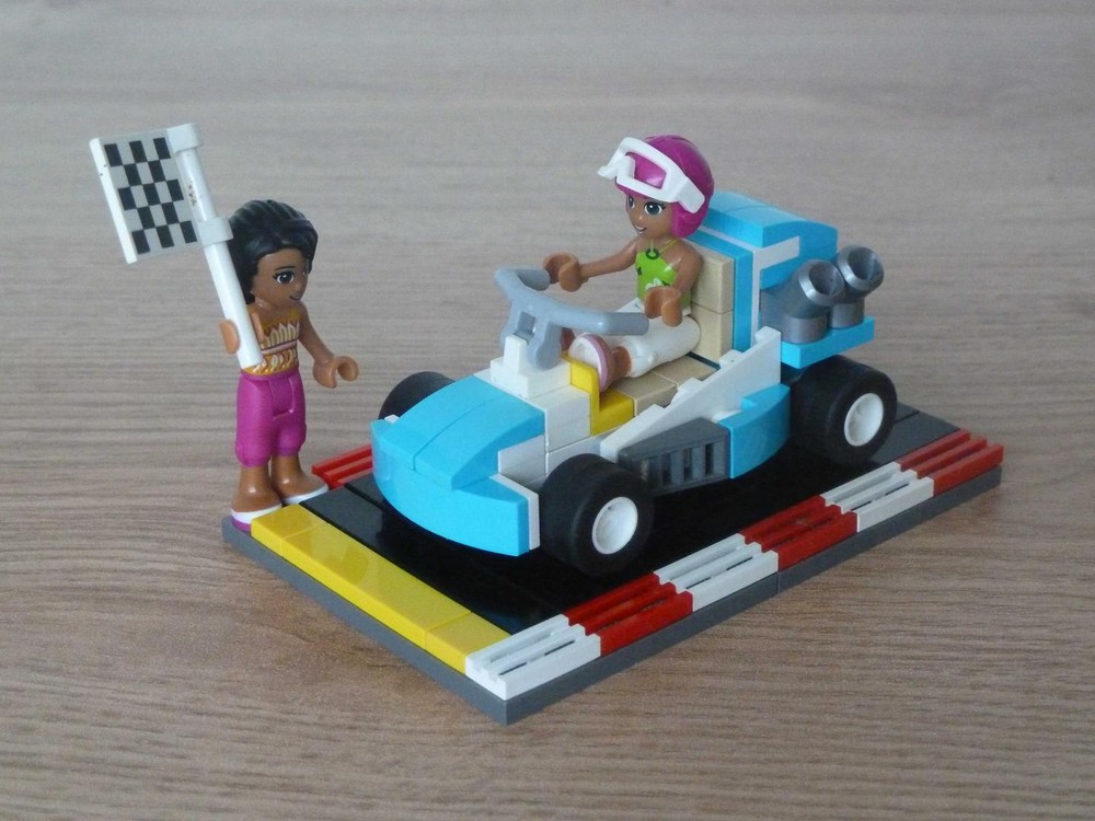 LEGO MOC LEGO FRIENDS GO KART MOC Instructions Finish Line by ...