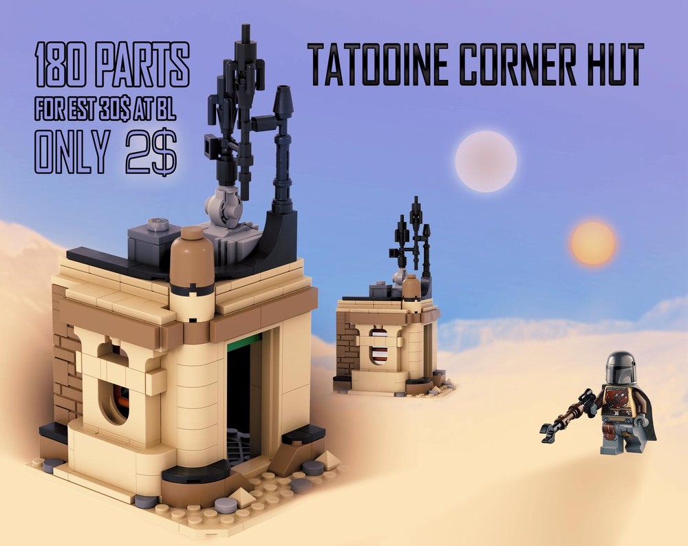 LEGO MOC TATOOINE corner hut by brick98989 | Rebrickable - Build with LEGO
