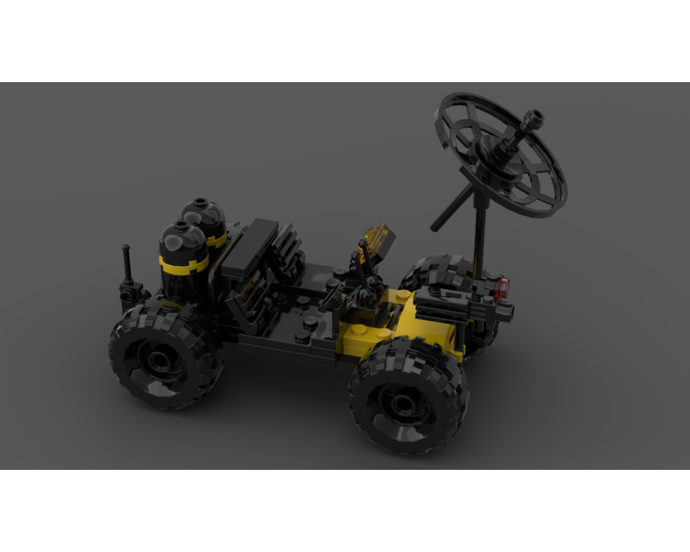 Lego Moc Blacktron Patroller And Assault Rover By Watsonlego
