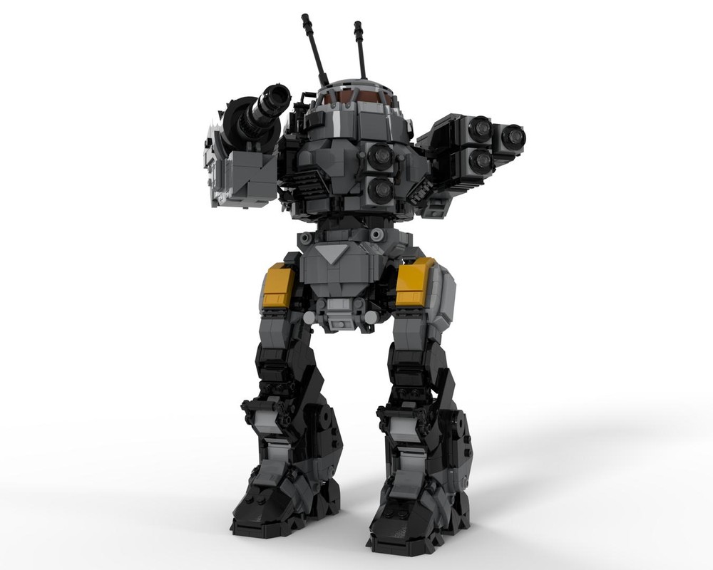 LEGO MOC UrbanMech K-9 BattleMech by lazyguineapig | Rebrickable ...