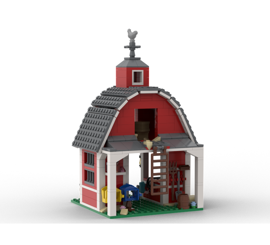 LEGO MOC The Horse Stables by JD Bricks | Rebrickable - Build with LEGO