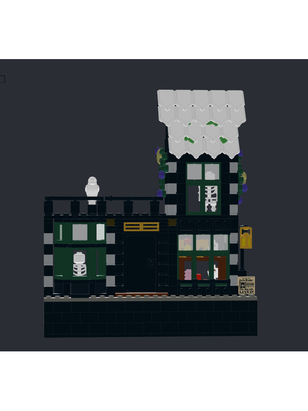 LEGO MOC Diagon Alley in photo frame by bogiboy | Rebrickable - Build ...