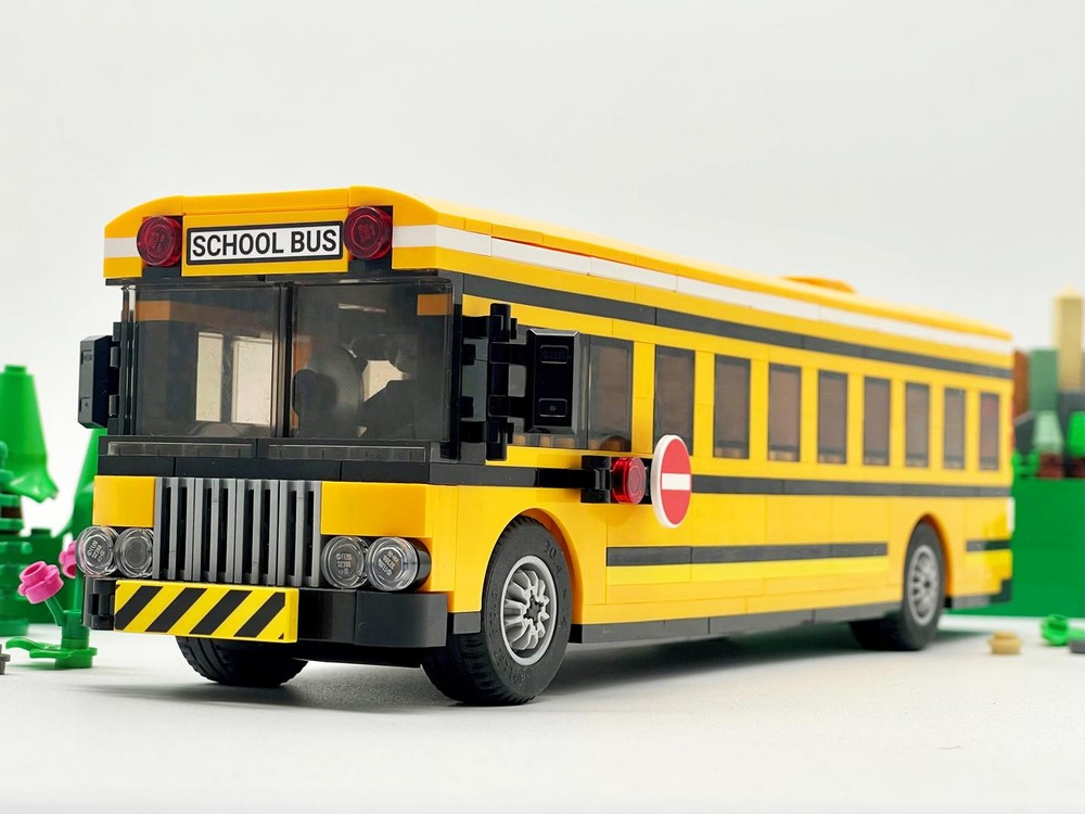 LEGO MOC School Bus by IBrickedItUp | Rebrickable - Build with LEGO