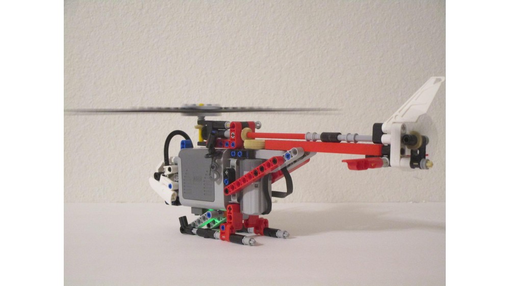 Lego Moc 42092 Almost Alt Motorized Old Style Helicopter By Nilsson