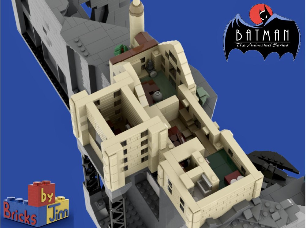 LEGO MOC Micro Batcave and Wayne Manor The Animated Series BTAS by ...