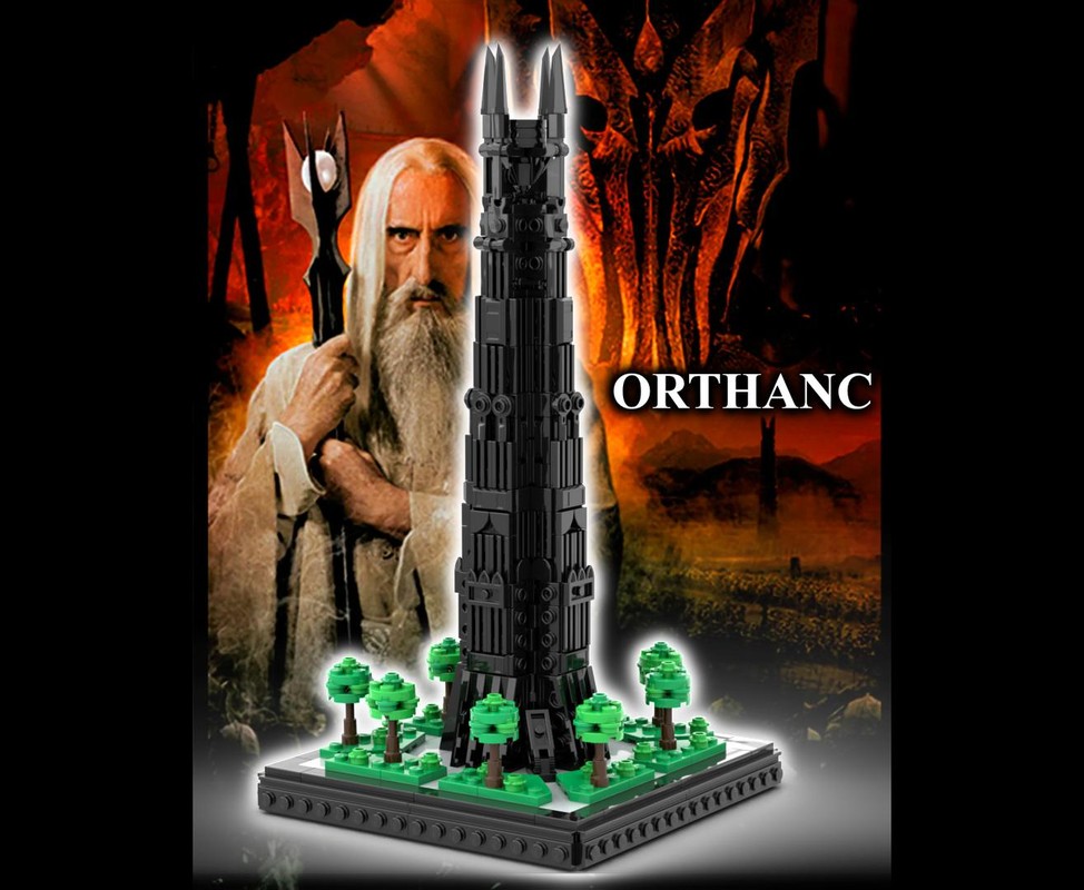LEGO MOC Tower of Orthanc, Midi Scale by SwissBrickBank | Rebrickable - Build with LEGO